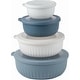 COOK WITH COLOR Prep Bowls with Lids- Wide and Deep Nesting Plastic ...