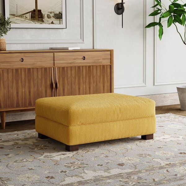 Corduroy ottoman store