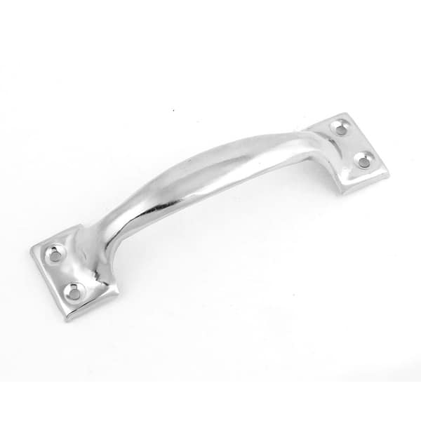 Silver Tone Metal Door Cabinet Drawer Pull Handle 4.8" Long - Silver ...