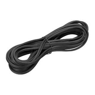 Screen Spline, 15M/49.21Ft Rubber Window Sealing Strip, 5mm OD Black ...