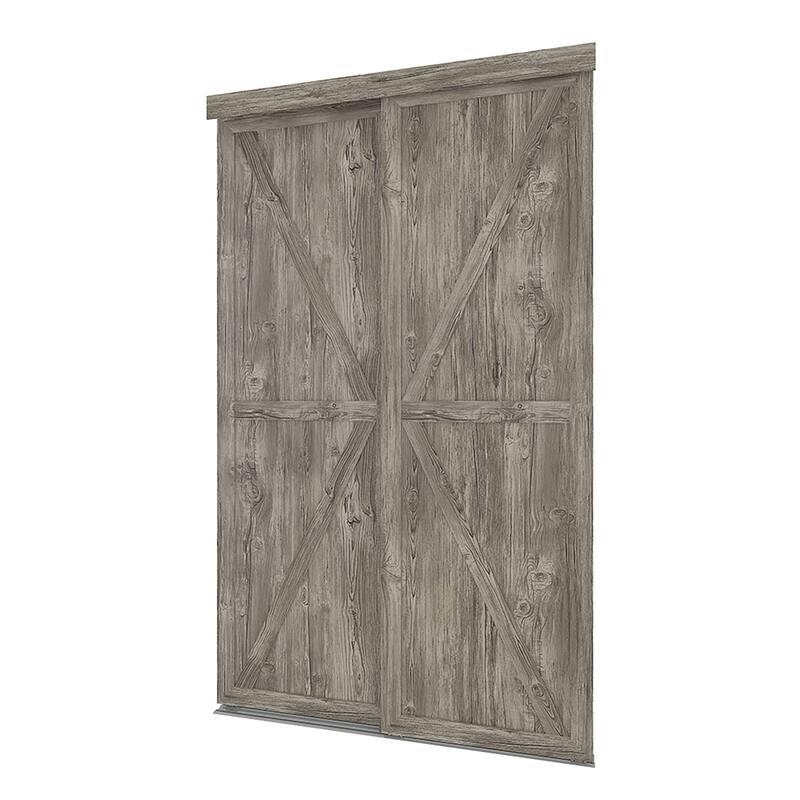 Colonial Elegance Countryside Antique Sliding Closet Door 72x80.5 ...