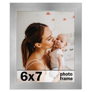6x7 Frame Stainless Steel Silver Picture Frame - Modern Photo Frame ...