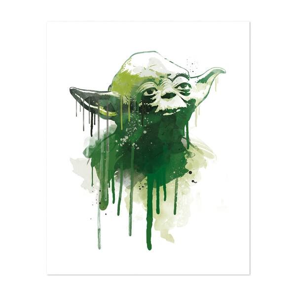 New York Yoda Watercolor art Illustrations Star Wars Art Print/Poster ...