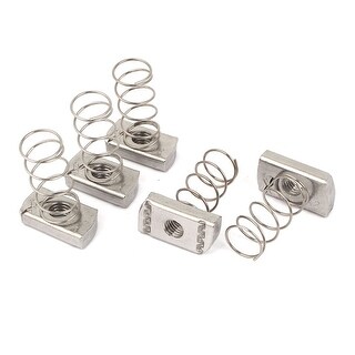 5pcs 304 Stainless Steel Long Spring Channel Nuts for Channels - Bed ...