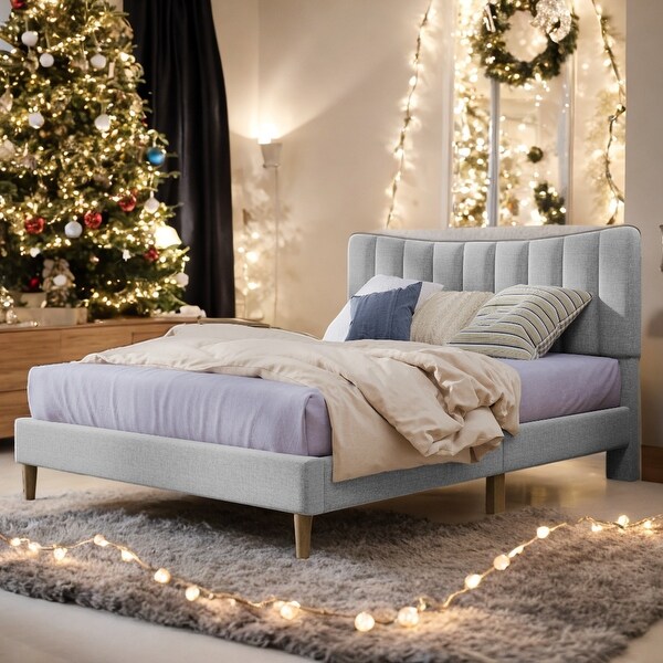 Vertical channel tufted bed store