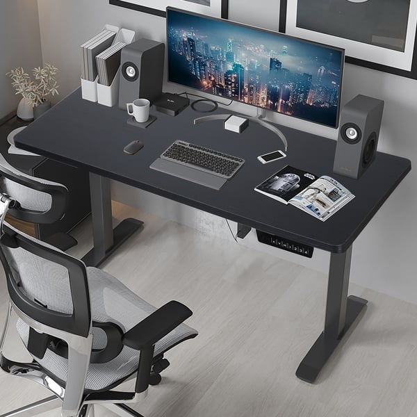 Electric Standing Desk Height Adjustable Desk Home Office Computer ...