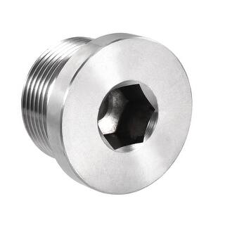 Stainless Steel Inner Hex Head M26x1.5 Pipe Fitting Plug - Bed Bath ...