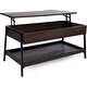 Caffoz Home Lift Top Coffee Table Center Table, 2-Tier Wood Accent ...