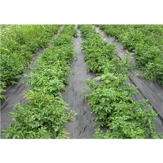 Weedmat Weed Control Matting Woven Fabric Sun Shade Net Black 1x100M ...
