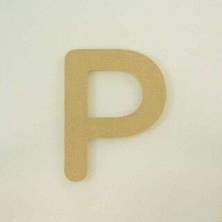 1 Pc, 12 X 1/2" MDF Letter "P" in The Gotham Rounded Font Upper Case ...