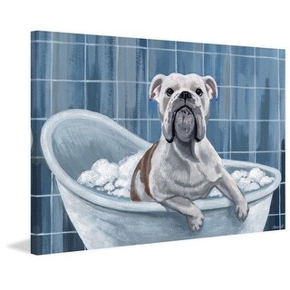 'Bubble Bath Time' Painting Print on Wrapped Canvas - Bed Bath & Beyond ...
