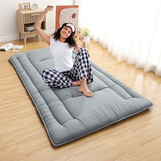 Futon Mattress Japanese Floor Mattress, Foldable Roll Up Floor Bed ...
