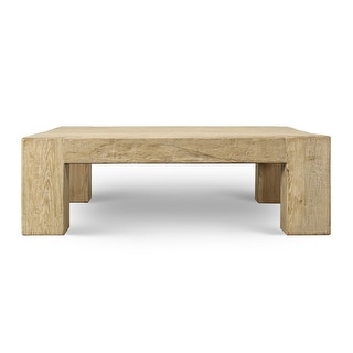 55" Square Ravello Coffee Table Weathered Warm Wood Tone - Bed Bath ...
