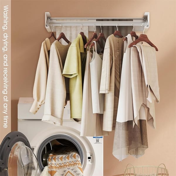 Collapsible Wall Drying Rack - 28" for Laundry - Bed Bath & Beyond ...