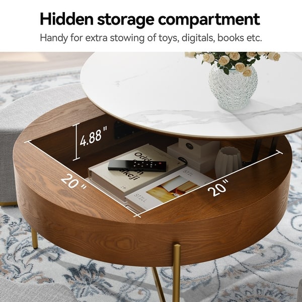Lift Top Extendable Frame Coffee Table with Storage - On Sale - Bed ...