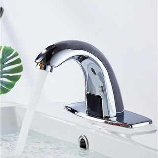 Automatic Sensor Bathroom Faucet With Control Box And Temperature Mixer ...
