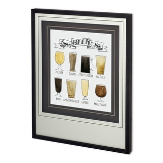 Custom Beer Info Graphic Framed Art Print - Bed Bath & Beyond - 39196721