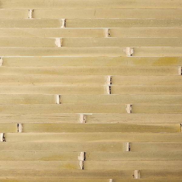Natural Decorative Bamboo Wall Panel Raw Green 4 ft H x 8 ft L - On ...