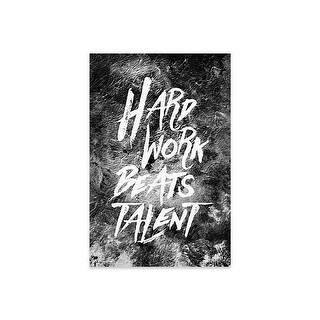 Hard Work Beats Talent Print On Acrylic Glass by Stoian Hitrov - Bed ...