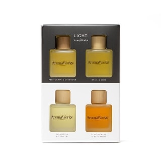 Aromaworks Light Range Reed Diffuser Gift Set 4 - 100 ml - Bed Bath ...