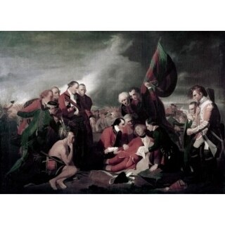The Death Of General Wolfe At Quebec By Benjamin West Poster Print Item ...