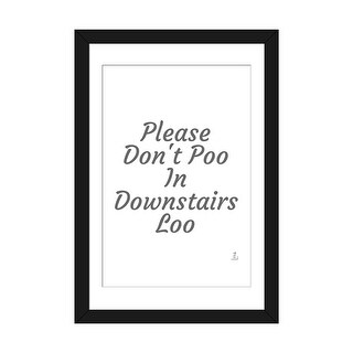 iCanvas "Please Don't Poo" by Printable Lisa's Pets - Bed Bath & Beyond ...