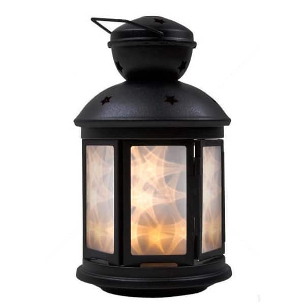 8" Battery Operated Black LED Lighted Invisilite Holographic Star ...