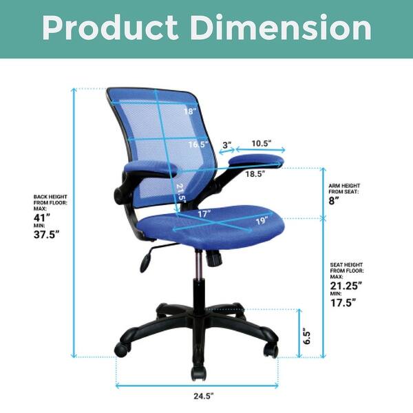 Lightweight mesh back Gra techni mobili chair umbar support height ...