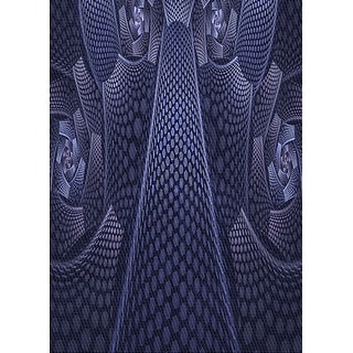 Ahgly Company Machine Washable Transitional Deep Periwinkle Purple Area ...