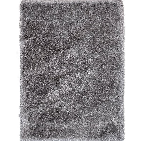 RugBerry Light Gray Shag Area Rug Shaggy Fluffy Soft Thick Pile - On ...
