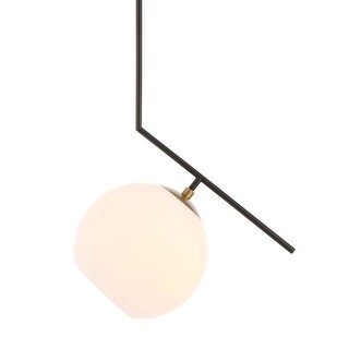 Elegant Lighting Ryland Single Light 16" Wide Pendant with Frosted ...