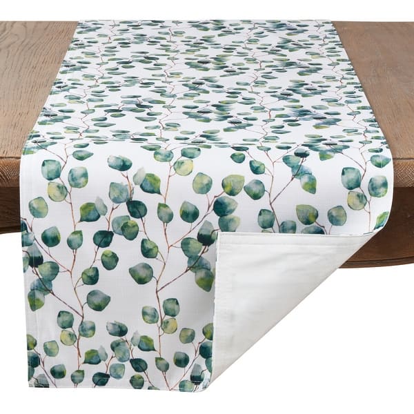 Eucalyptus Leaf Long Table Runner - On Sale - Bed Bath & Beyond - 27212105