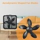 20'' Box Fan Portable Floor Fan Window Fan With 3 Speed Settings & Knob ...