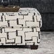 Roundhill Furniture Nason Geometric Patterned Ottoman - Bed Bath ...