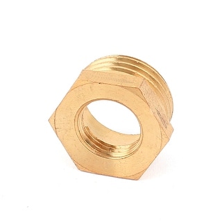 1/2BSP x1/4BSP Male to Female Thread Hex Reducing Bushing Pipe Fitting ...