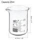 25ml Low Form Glass Beaker, 3.3 Borosilicate Lab Measuring Cups - Clear - Bed Bath & Beyond ...