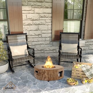 Outdoor gas fire Tree,28-inch suitable for the garden or balcony.Brown ...