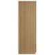 Vidalia Slatted 2-Door Oak Wooden Wardrobe Armoire - Bed Bath & Beyond ...