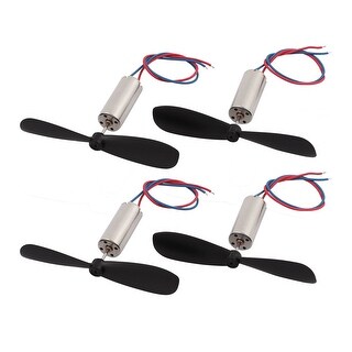 2Pair DC 3.7V 10000RPM 716 Motor w CW CCW Helicopter Propeller for RC ...