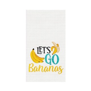Let's Go Bananas Kitchen Towel Dishtowel Clean-Up Decor Machine ...
