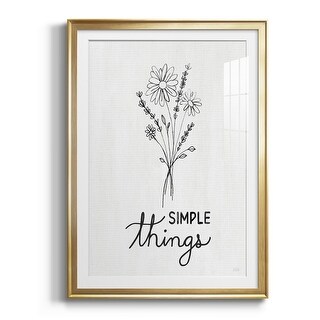 Simple Things Sketch Premium Framed Print - Ready to Hang - Bed Bath ...