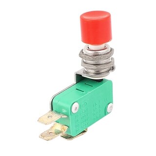 AC125/250V 15A NO/NC 3 Terminal Push Button Momentary AC DC Micro Limit ...