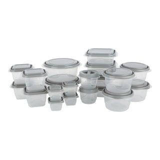 40-Piece BPA-Free Food Storage Container Set with Leakproof Lids for ...