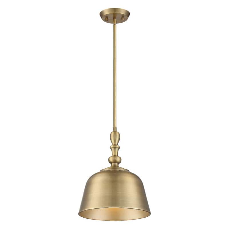 Warm Brass gold pendant light Traditional kitchen lights 1 Light ...