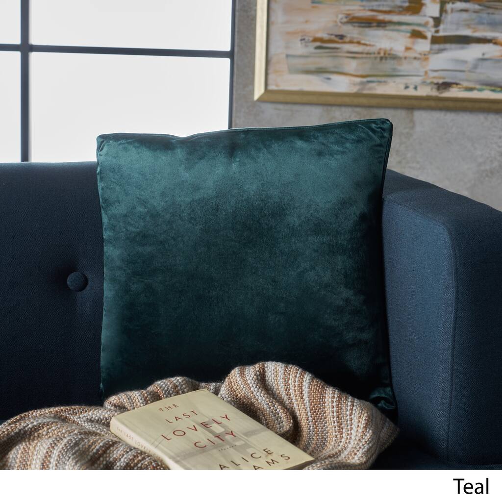 Ippolito Modern Velvet Throw Pillow by Christopher Knight Home ...
