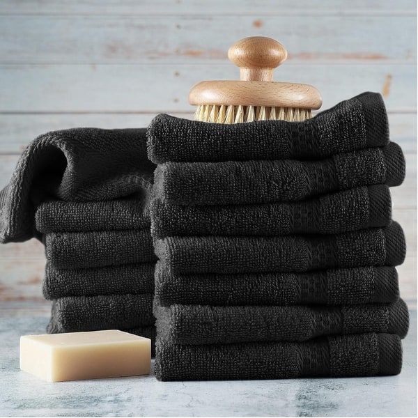 Empyrean 100 Percent Cotton Ultra Soft and Highly Absorbent Set of 12 ...