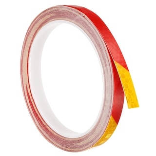 Reflective Tape, 1 Roll 26 Ft x 0.4-inch Safety Tape Reflector, Yellow ...