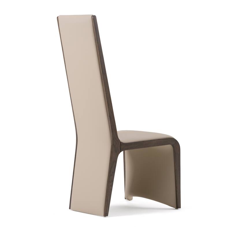 Modrest Pacer Modern Beige & Grey Ash Dining Chair (Set of 2 ...