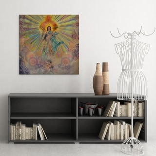the Blessed Virgin Mary Divine Canvas Wall Art Modern Print - Bed Bath ...