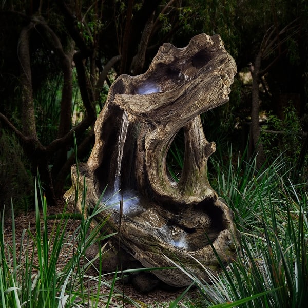 Curved Log Rainforest w/ LED light - Bed Bath & Beyond - 11665009